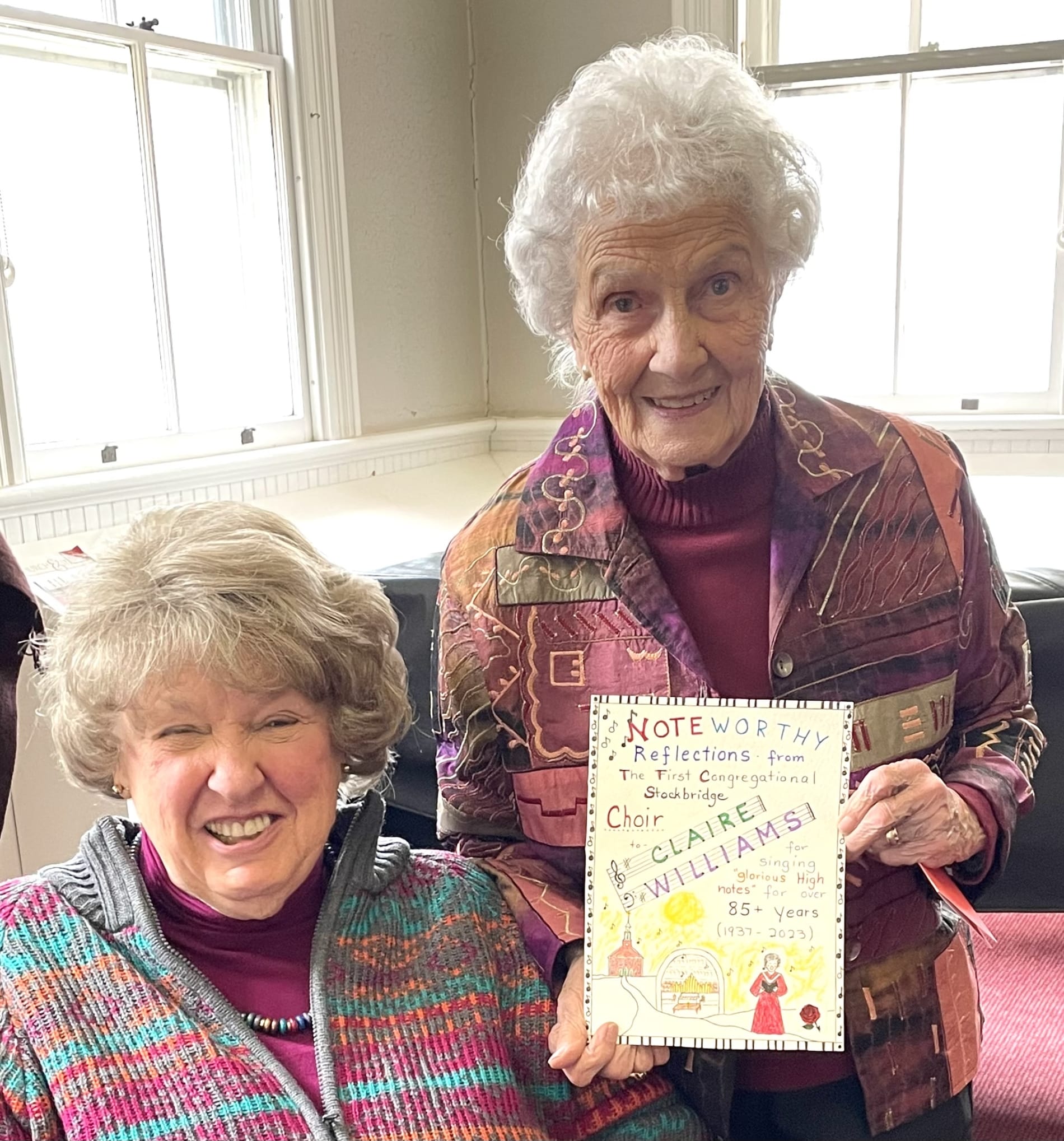 Celebrating Claire Williams – First Congregational Church, Stockbridge ...